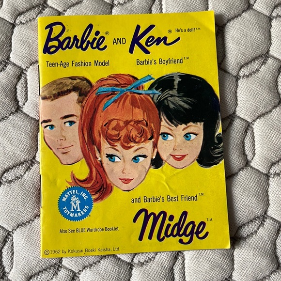 Barbie | Accents | Vintage Barbie And Ken Midge Mattel Wardrobe Booklet ...